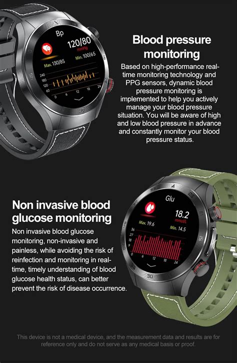 Latest Ecg Ppg Health Smart Watch E With Laser Therapy Phone Call Blood Glucose Uric Acid And