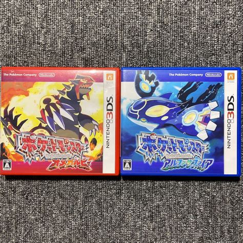 3ds ポケットモンスターオメガルビーアルファサファイア 2本セット｜paypayフリマ