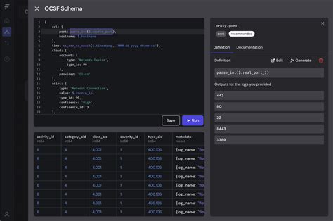 translate security logs to ocsf standard fleak ai workflows