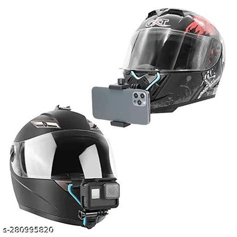 Helmet Chin Mount Strap Set Compatible With All Smartphones Gopro Hero