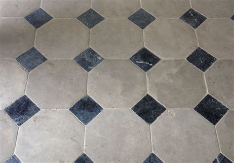 Lightly Patinated Patrimoine Octagon Tiles Large Cabochons Bca Antique