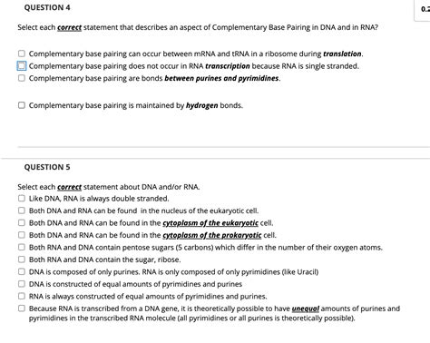 Solved Question 4 0 2 Select Each Correct Statement That