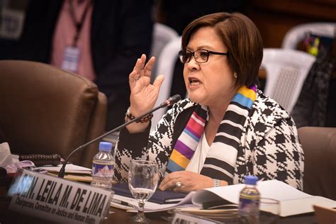 De Lima Duterte Can Be Impeached For Promoting Admitting Killings