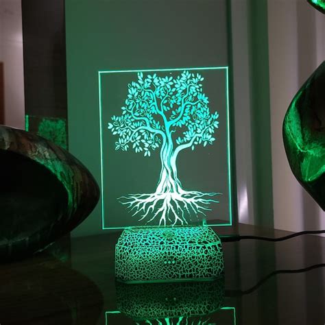 Tree Lamp Etsy