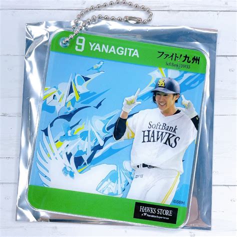 Yahooオークション ソフトバンクホークス アクリルキーホルダー フ