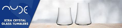 Xtra Crystal Glass Tumblers By Nude
