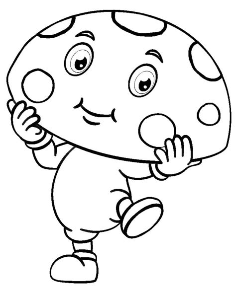 Adorable Mushroom Printable Coloring Page Download Print Or Color