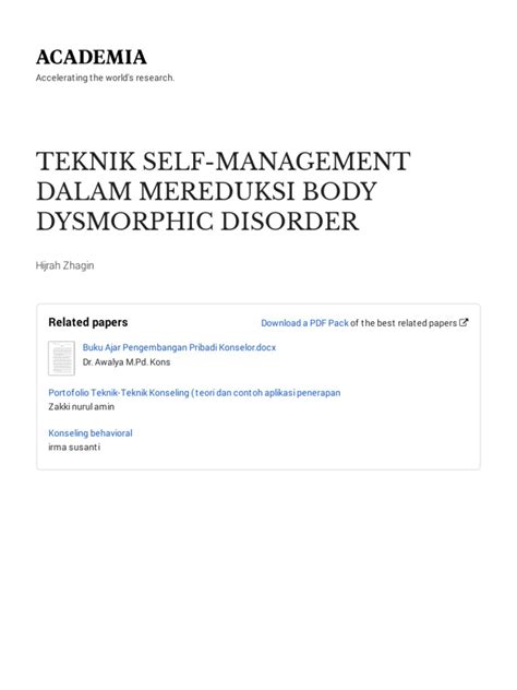 Oke Teknik Self Management With Cover Page V2 Pdf