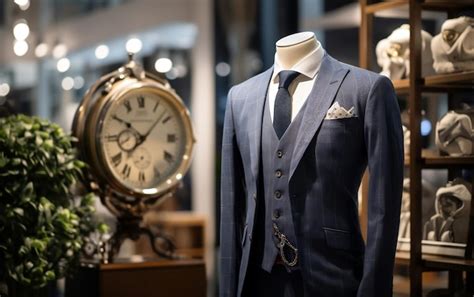 Premium Ai Image Fashionable Display Of Suit Generative Ai