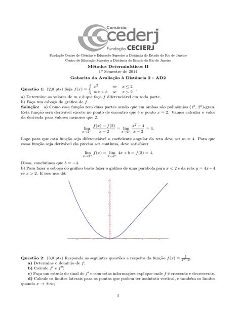 Md2 Ad2 2014 1 Gabarito Pdf