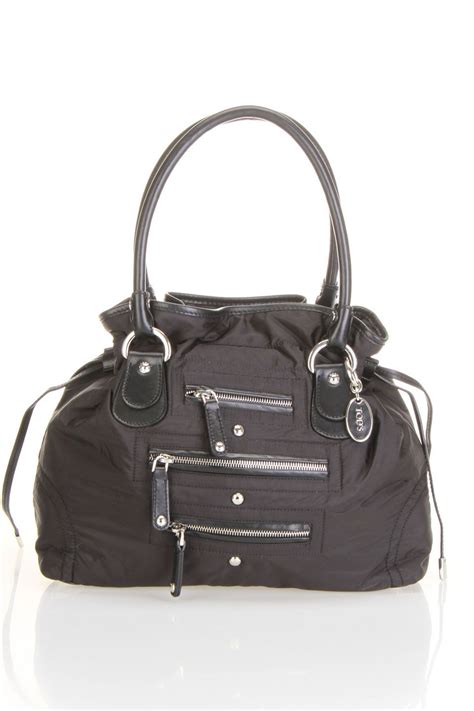 Tods Pashmy Winetto Satchel In Black Balenciaga City Bag Fashion