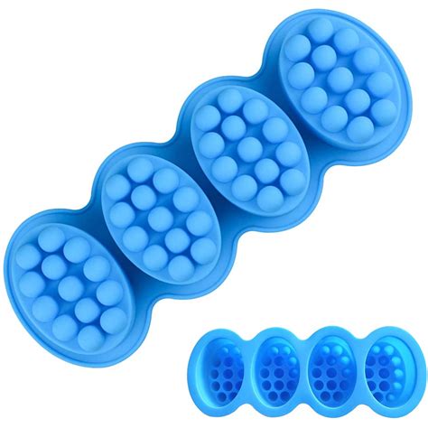 Waahiba 3d Silicone Massage Bar Soap Molds Handmade Soap Molds For
