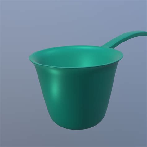 Dipper Cup With Handle Free 3d Model Cgtrader