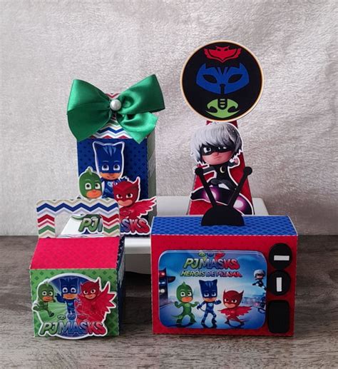 Kit Festa Pjmask 24 Peças Elo7 Produtos Especiais