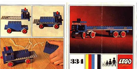 Lego Instructions For Set 334 {null} {null} {null}