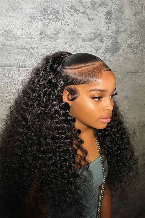 15 Hairstyles With Deep Wave Hair Hairaide