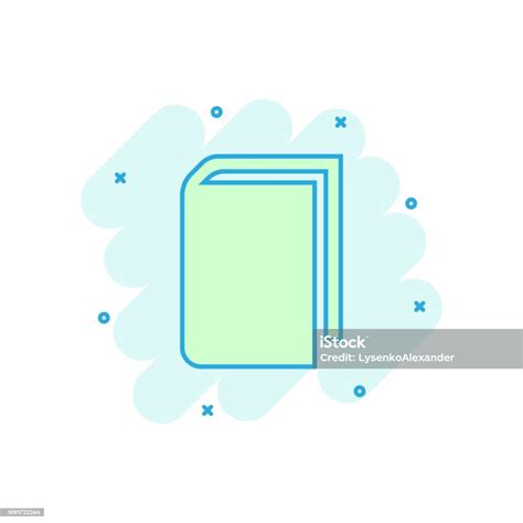 漫畫風格的圖書教育圖示文學雜誌向量動畫片例證象形圖圖書紙業概念飛濺效果向量圖形及更多互聯網圖片 互聯網 作家 剪裁圖 Istock