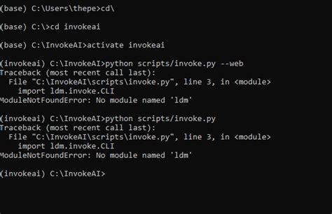 [bug] problems running new install bat · issue 1312 · invoke ai
