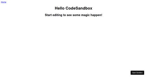 React Breadcrumbs Codesandbox
