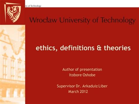 Consequentialist And Non Consequentialist Theory Ppt