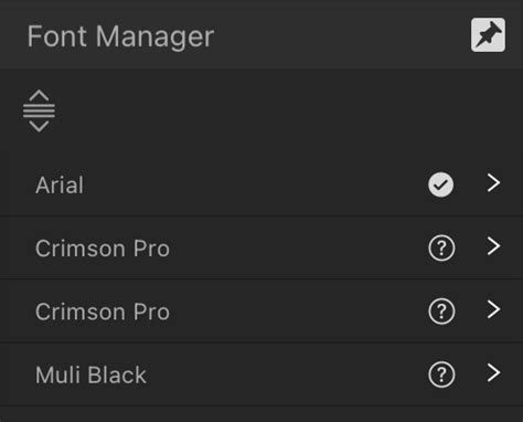Font Manager