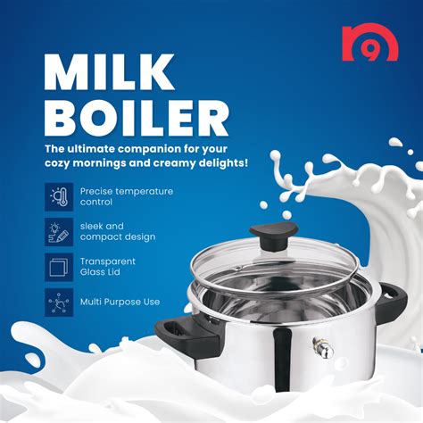 Nanonine Milk Boiler Warm Drink Milk Frother Boiler