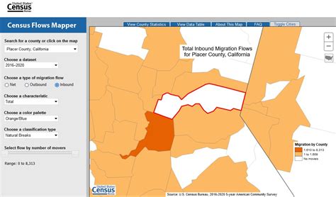 Census Flows Mapper Sacramento Appraisal Blog