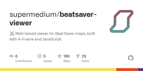GitHub Supermedium Beatsaver Viewer Web Based Viewer For Beat Saver Maps Built With A