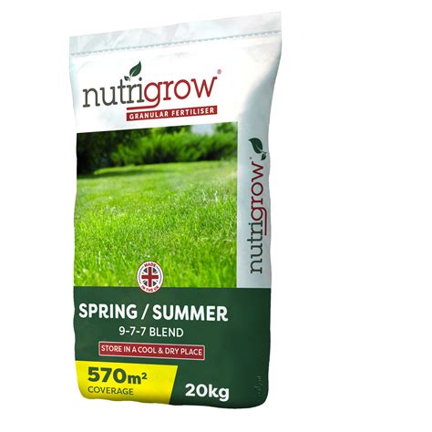 Spring Summer Lawn Fertiliser Nutrigrow Fertilisers