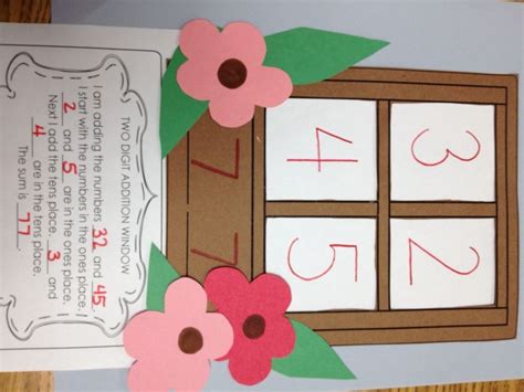 2 Digit Addition Window A Good Way To Learn Double Digit Addition We