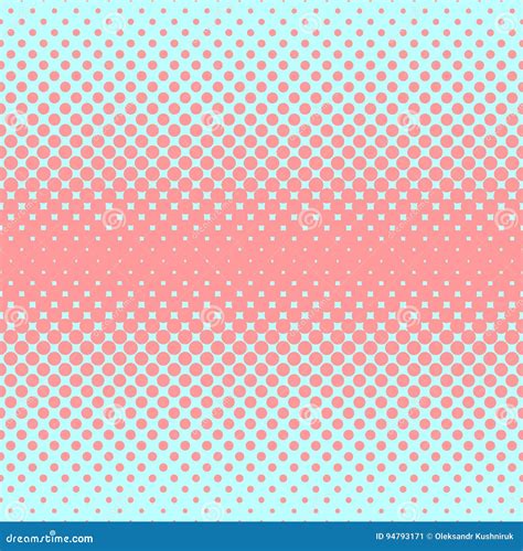 Halftone Abstract Background In Rose And Complement Colors Stock Vector