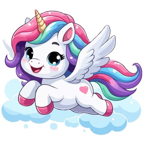 Premium Vector Cute Unicorn Vector Cartoon Illustration