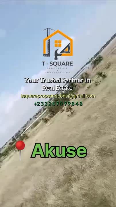 T Square Properties And Construction On Linkedin Serviced Plots For Sale Location 📍 Akuse Price