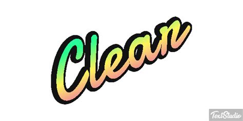 Clear Word Animated  Logo Designs
