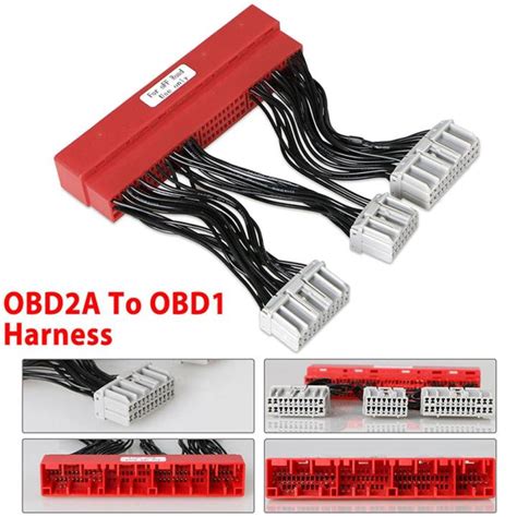 OBD2A To OBD1 Conversion ECU Jumper Harness Adapter For Civic Accord