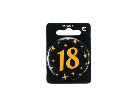 18 Jaar Button Partywinkel