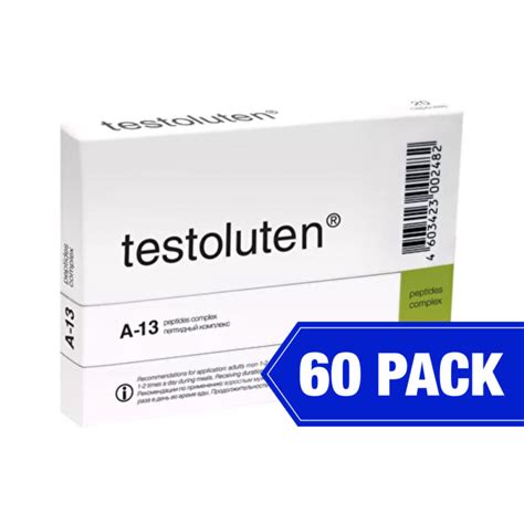 Testes peptide (Testoluten®) 60 Pack - Antiaging Systems