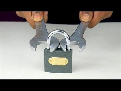 Ways To Open A Lock Very Easy YouTube Easy Diy Hacks Homemade Tools Lock Picking Tools
