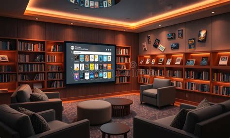 Digital Library With Virtual Reality Elements Where Users Wear Vr