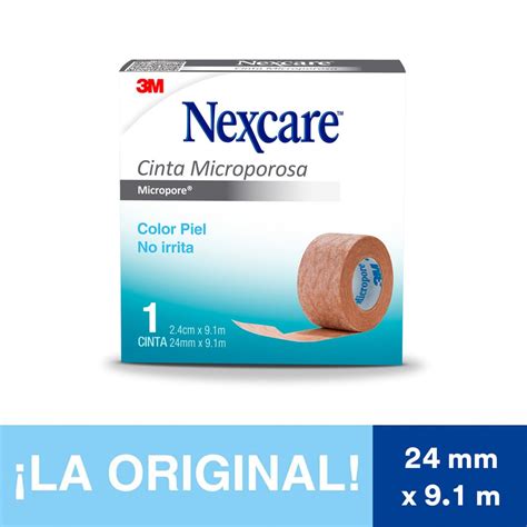 Cinta Micropore Nexcare Piel 24mmx9 1m Farmacias Ahumada
