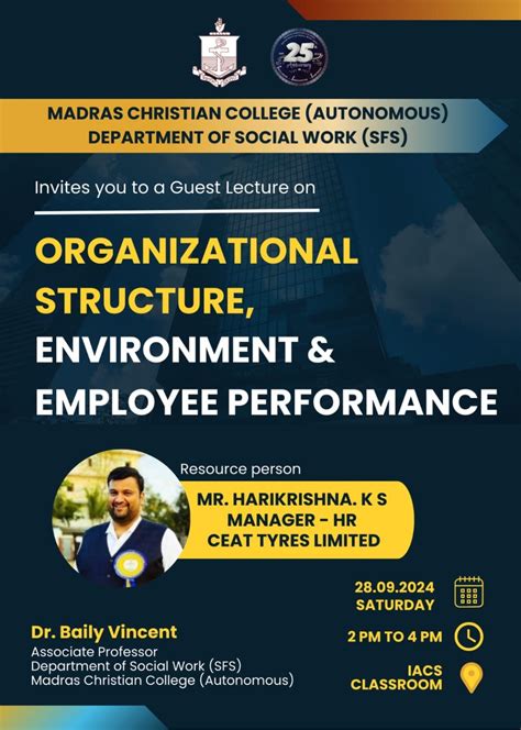 Hari Krishna K S On Linkedin Thrilled To Have Delivered A Guest Lecture At The Beautiful Madras