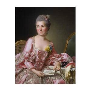 The Artist Marie Suzanne Giroust Wife Of Alexander Roslin Painting By