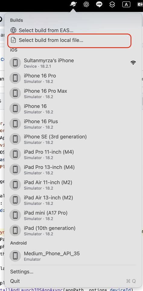 React Native How Can I Install And Launch A Locally Built Ipa Or Apk From The Command Line