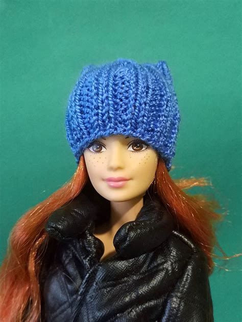 Doll Clothes Pussy Hat Curvy Barbie Warm Cap Wwe Accessories Etsy