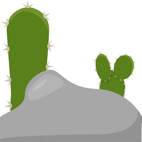 선인장의 그림 프리미엄 벡터