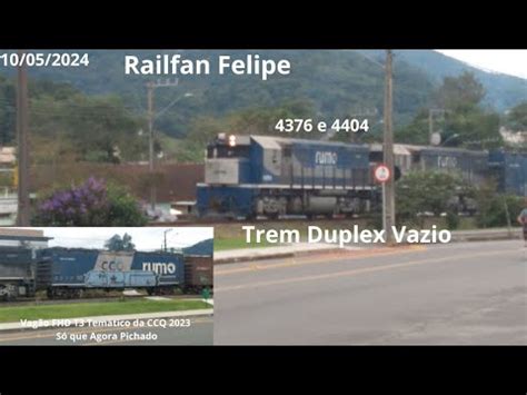 Trem Duplex Vazio A 4376 de Líder Vagão Temático da CCQ 2023