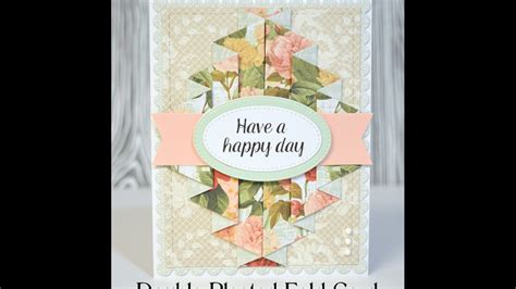 Double Pleated Fold Card YouTube