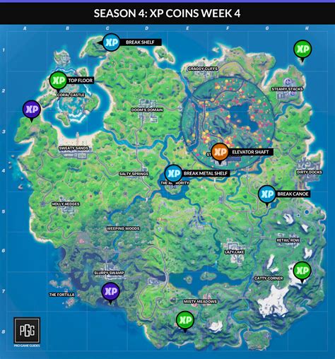 Fortnite Chapter 2 Season 4 Week 4 Coin Map Rfortnitecoins