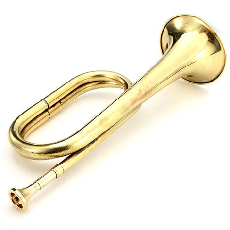 Retro Brass Army Military Cavalry Copper Trumpet Bugle Electronic Pro