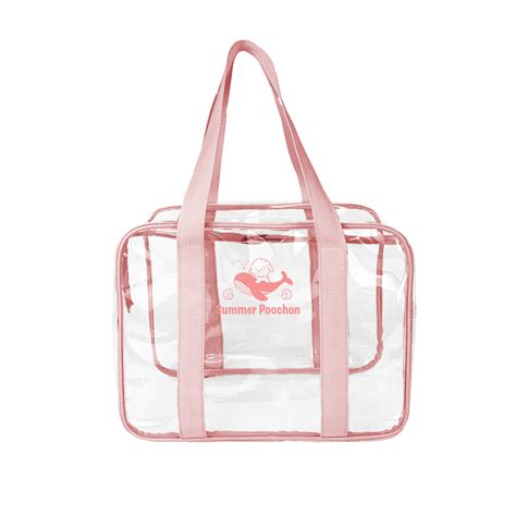 투명 비치백 에코백제작 Pvc가방제작 투명백인쇄 투명가방 커스텀 비치백 젤리 바다 여름가방 워터파크 물놀이 방수 주문제작 큰사이즈